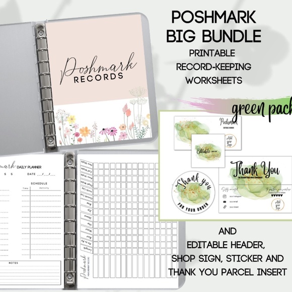 Poshtic Surgeon | Other | Poshmark Bundle Pdf Printable Record Sheets ...